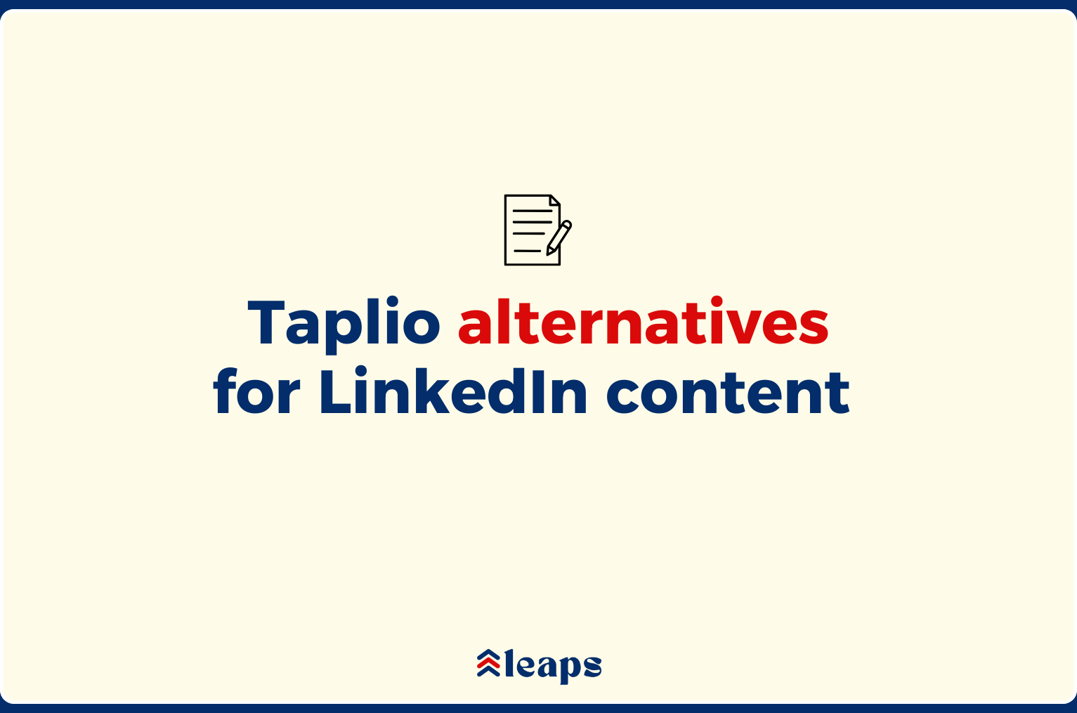9 Best Taplio Alternatives for LinkedIn Personal Branding (#1 Avoids AI ...